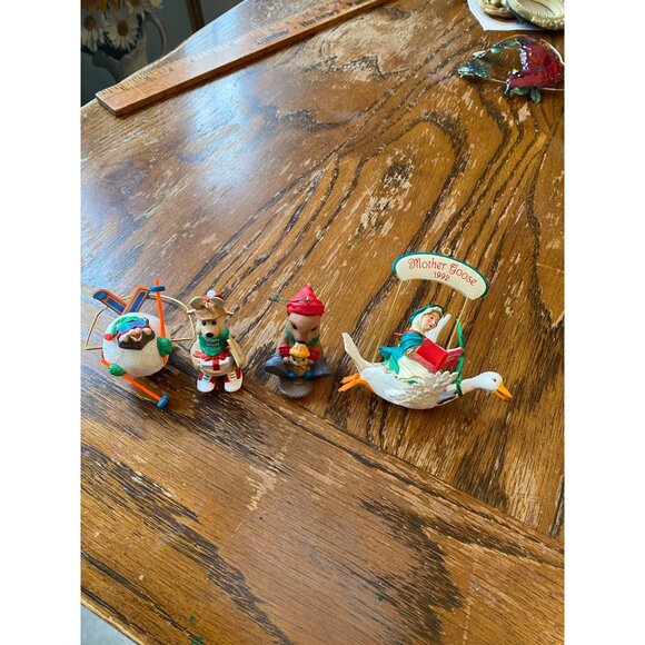 Holiday | Vintage Hallmark Christmas Tree Ornaments Set Of 4 1992 ...